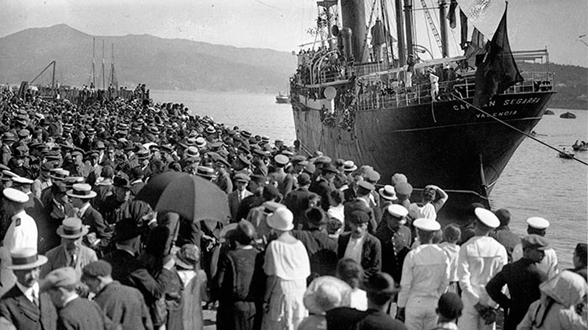 Los Barcos De La Emigración Y El Exilio