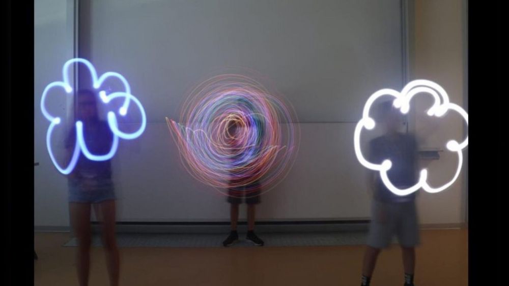 Un taller infantil para "pintar con luz" en el Palacín de León