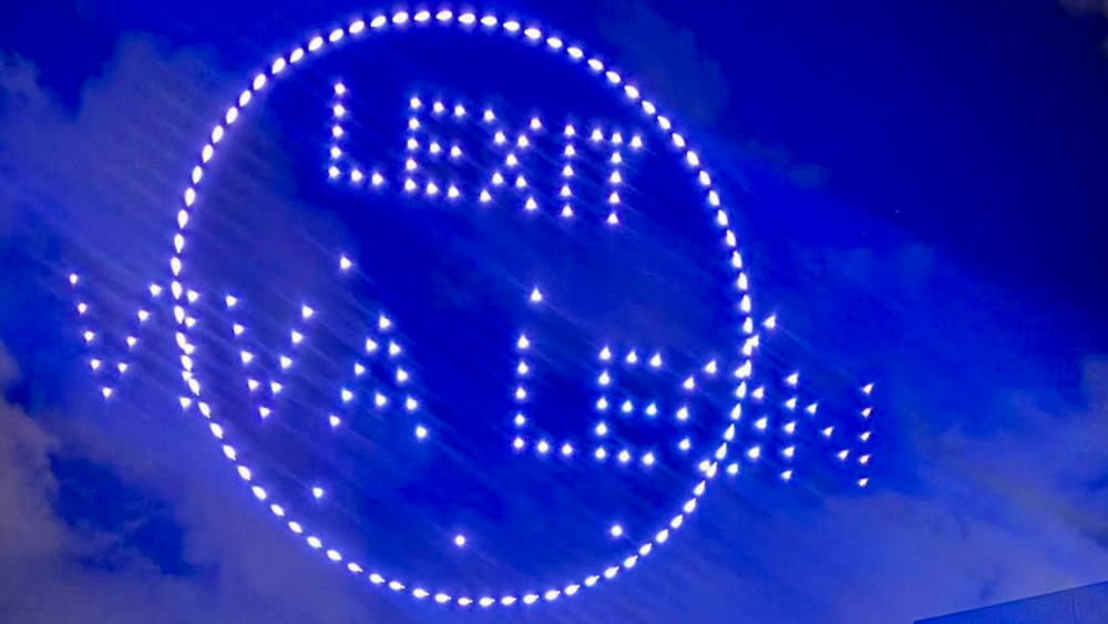 El mensaje más reivindicativo ilumina la noche de San Froilán: "Lexit ...