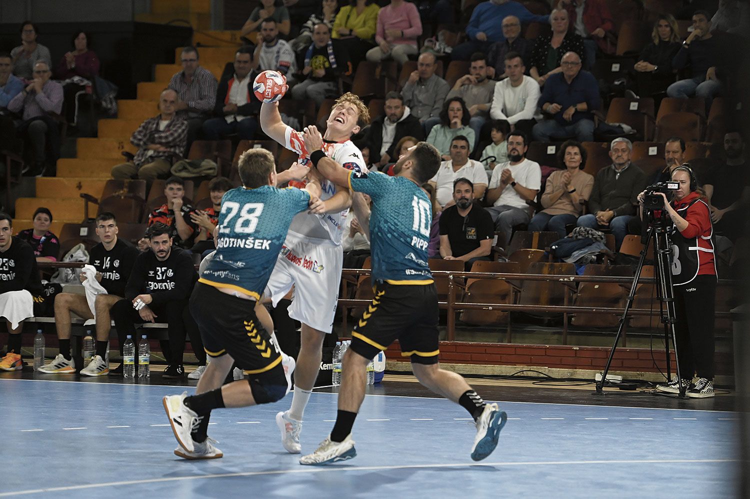 Ademar 32 - Gorenje 24: 'Europa trae al mejor Ademar'