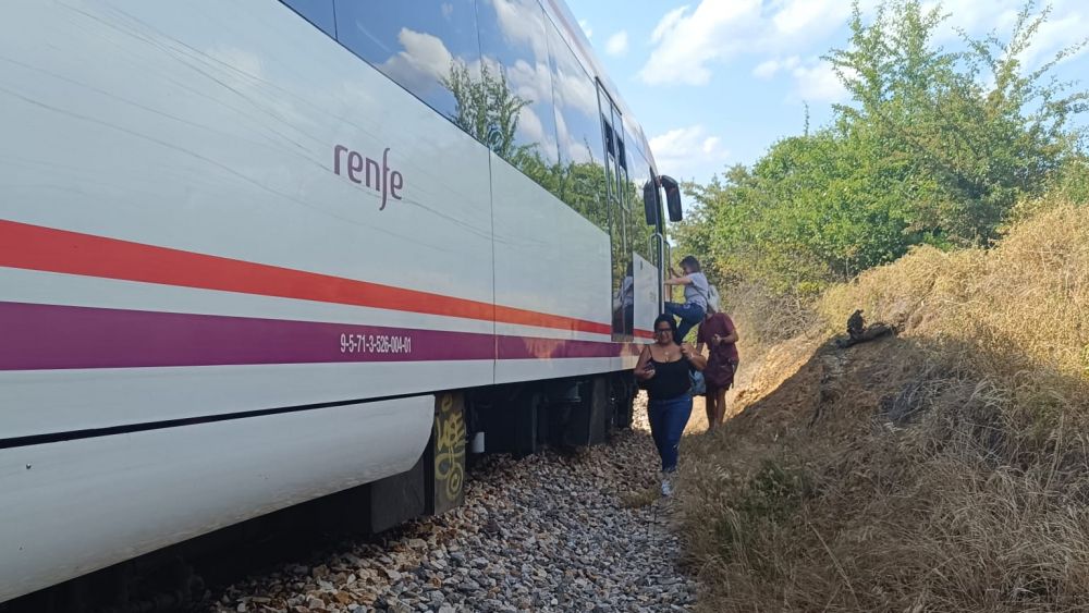 Descarrila un tren de Feve en La Ercina y la circulación queda interrumpida