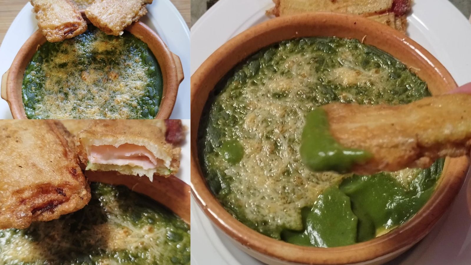 La crema de acelgas con su penca rellena de Marcelo Ramón