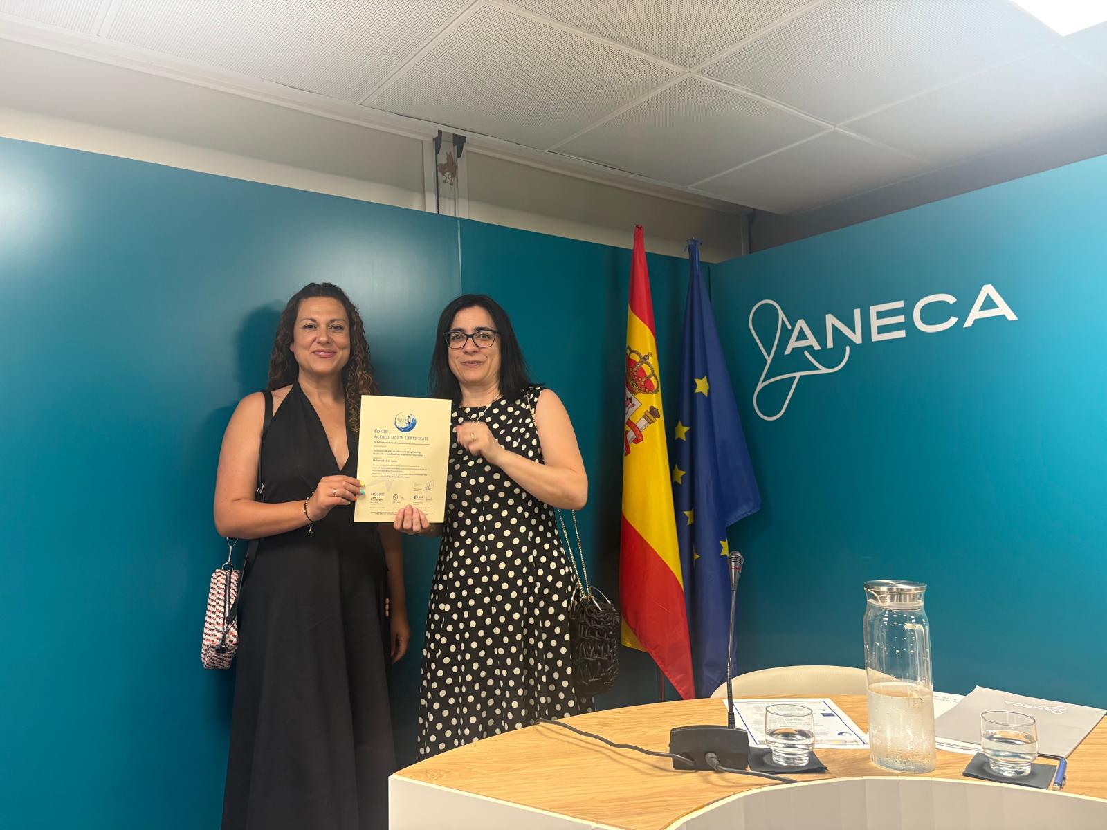 La ULE renueva el sello internacional EUROINF para Ingeniería Informática
