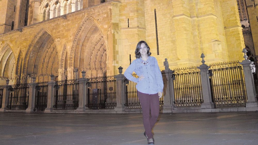Una estudiante convertida en la mejor embajadora de León