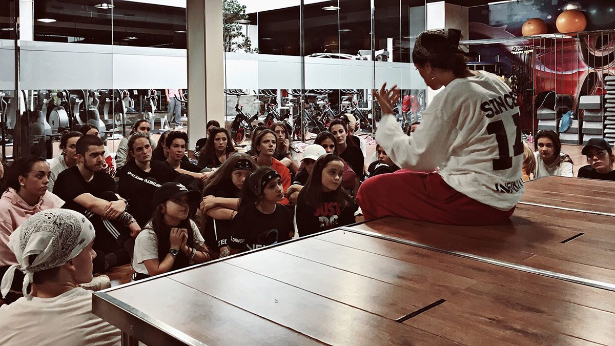 Una clase magistral para los alumnos de Infinity Dance