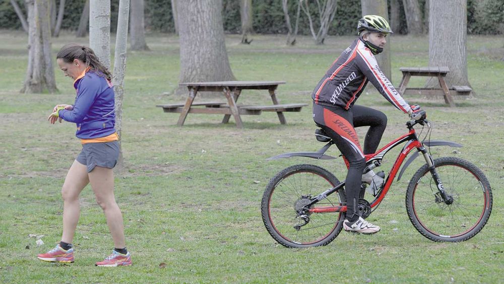 Corriendo, más rápido que en bicicleta