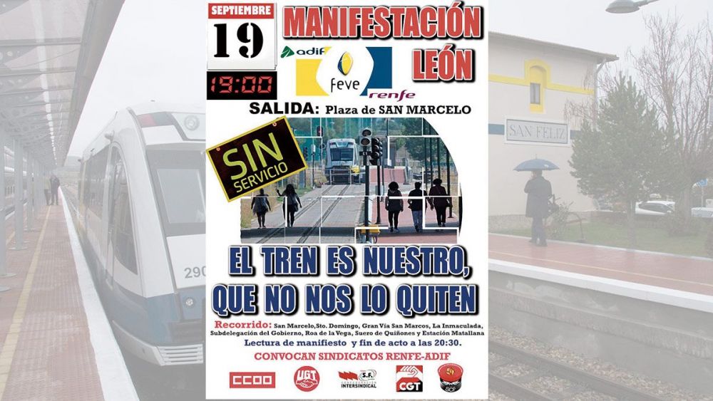 A la calle para no perder el tren